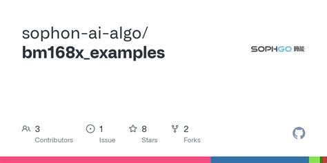 Github Sophon Ai Algobm168xexamples