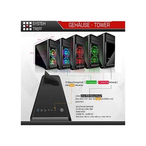 Gaming Pc Systemtreff Intel Core I5 9600k Geforce Gtx 1660 Ti