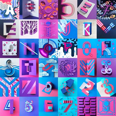 36 Days Of Type 2017 Behance