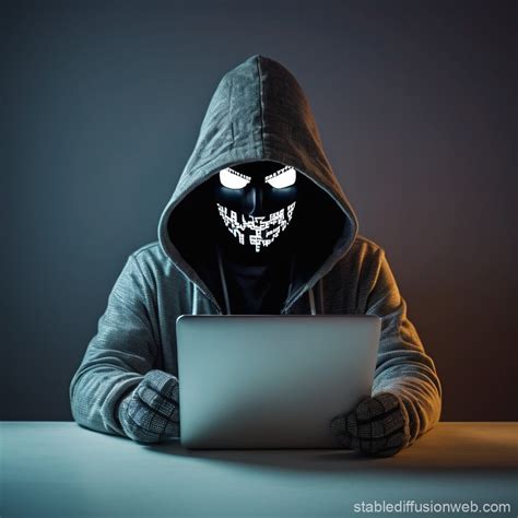 Cyberpunk Hacker Type Stable Diffusion Online