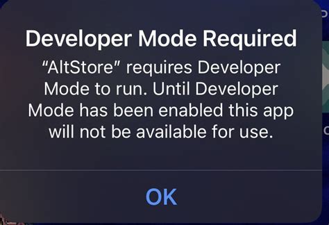 Developer Mode Required” Ios 16 Rsideloaded