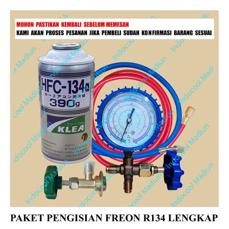 Jual Promo Paket Freon 134 Komplit Pengisian Freon Paket Pengisian