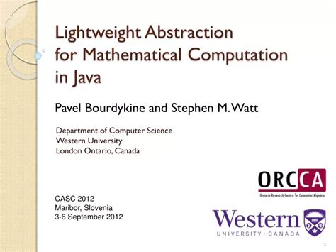 Ppt Lightweight Abstraction For Mathematical Computation In Java Enhancing Performance