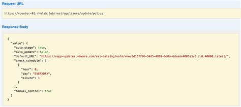 Vcsa Api Exploring The Update Endpoints