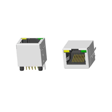 Rj45 52t 1x1 With Lights With Shielding And No Shrapnel【ethernet Interface】 Dimud Connectors