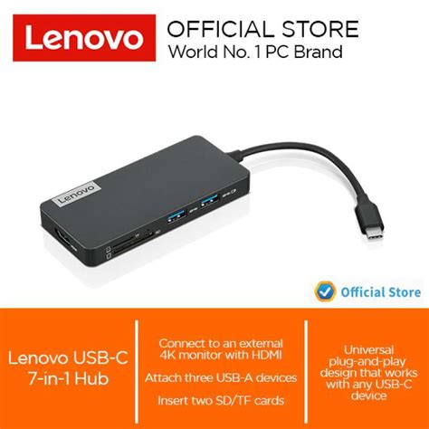 Promo Lenovo Usb C In Travel Hub Diskon Di Seller Lenovo Yoga Official Store Lenovo