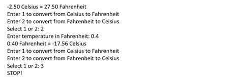 Solved 1 Write A Menu Driven Program With The Following