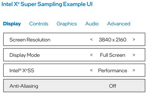 Intel® Xᵉ Super Sampling Xᵉss Api Developer Guide