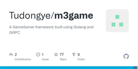 Github Tudongye M3game A Gameserver Framework Built Using Golang And Grpc