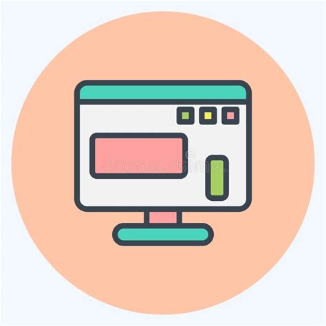 Icon Website Suitable For Branding Symbol Color Mate Style Simple Design Editable Design