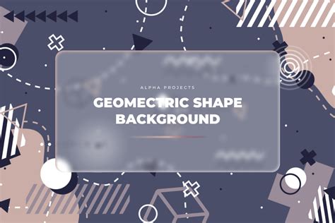 Geomectric Shape Background 08 Graphic By Alpha Projects · Creative