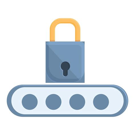 Safety Password Protection Icon Cartoon Style 14381393 Vector Art At