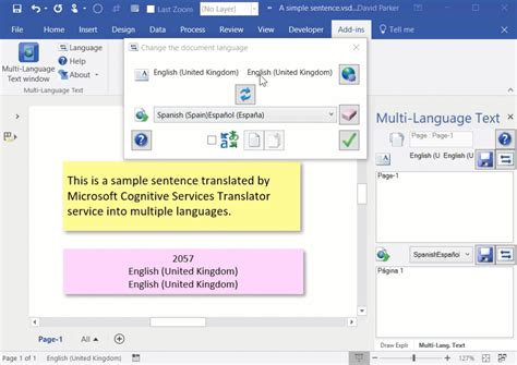 Multi Language Text For Visio