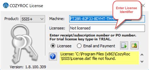 Error Message Server Returned A Fault Exception 0 License Not Found For Specified Identifier