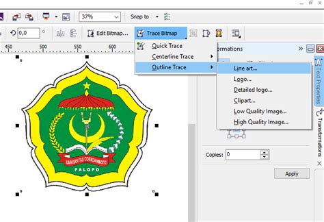 Cara Tracing Di CorelDRAW Mengubah Gambar Bitmap Menjadi Vektor
