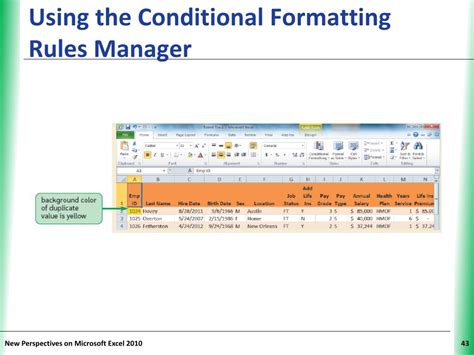 Ppt Tutorial 7 Using Advanced Functions And Conditional Formatting