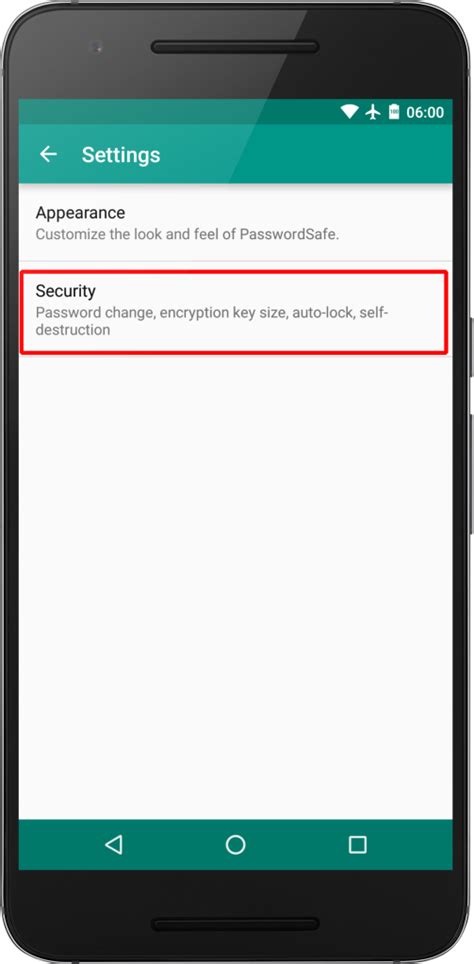 Help Android Passwordsafe App