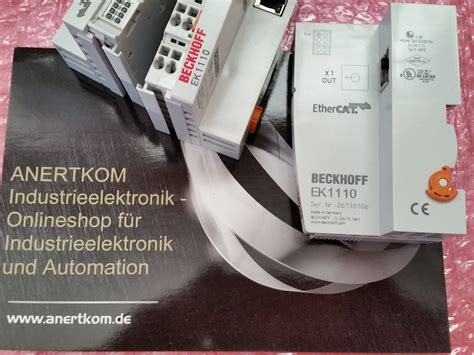 Beckhoff Ethercat Extension Ek1110 New Anertkom Industrial Electronics