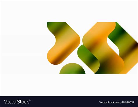 Gradient Geometry Minimalist Fusion Of Lines Vector Image