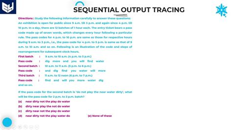 Sequential Output Tracing Reasoning Part 10 Bharath Kumar Youtube
