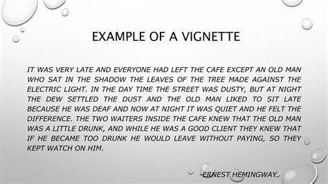 Vignette Presentationpptx