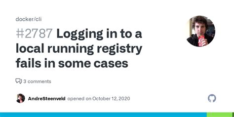 Logging In To A Local Running Registry Fails In Some Cases · Issue 2787 · Dockercli · Github