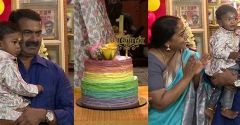 மாவீரன் பிரபாகரனின் பிறந்தநாள் உற்சாகமாக கொண்டாடிய சீமான்