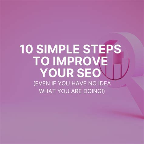 Simple Tips To Improve Your SEO