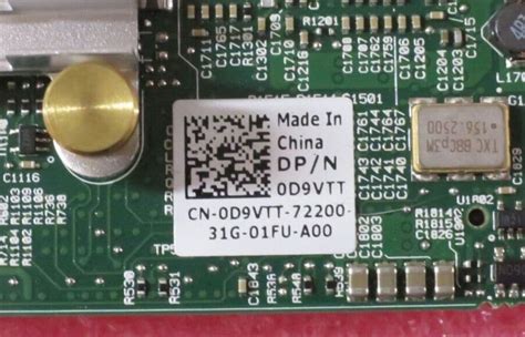 Dell Broadcom Netxtreme Ii 57711 10gb Dual Port Lom Riser Card D9vtt 0d9vtt