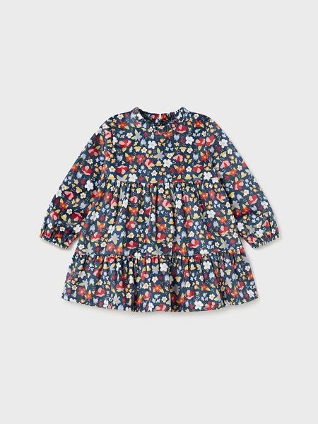 Платье для девочки Mayoral, цвет: темно-синий. 2985_47. Размер 18 мес ...