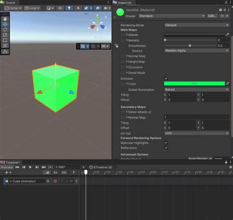 Timeline And Material Emissive Unity Engine Unity Discussions