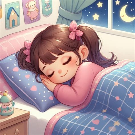 Cartoon Girl Sleeping Images Free Download On Freepik