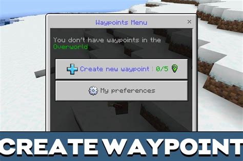 Download Waypoint Mod For Minecraft Pe Waypoint Mod For Mcpe