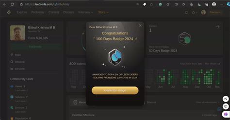 Bithul Krishna M B On Linkedin Leetcode Codinglife