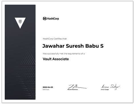 Hashicorp Vault Associate Certification Jawahar Tech