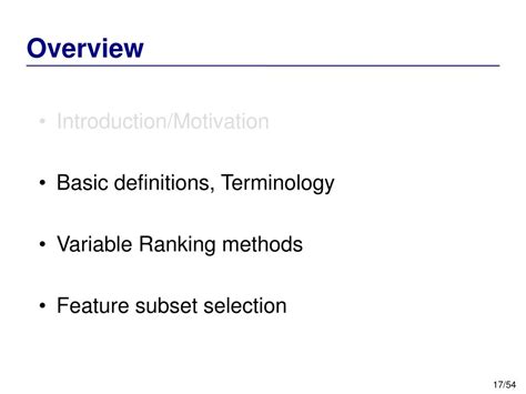 Ppt Variable Feature Selection In Machine Learning Review Powerpoint Presentation Id
