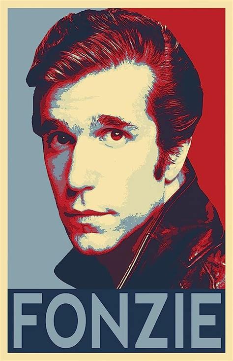 Fonzie Illustration Henry Winkler Fonz Happy Days Television Pop Art