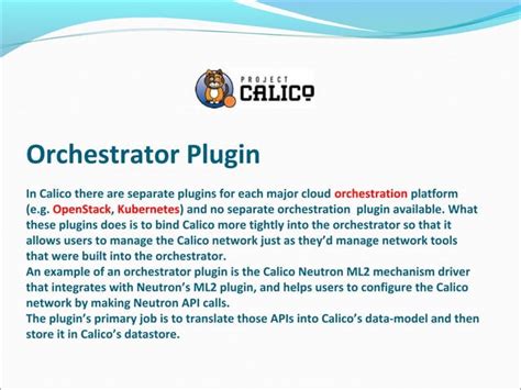 Drive Into Calico Architecture Part 2 Ppt