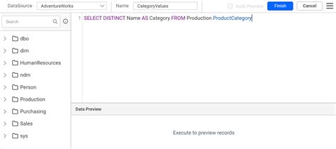 Create A Cascading Parameter With Web Report Designer