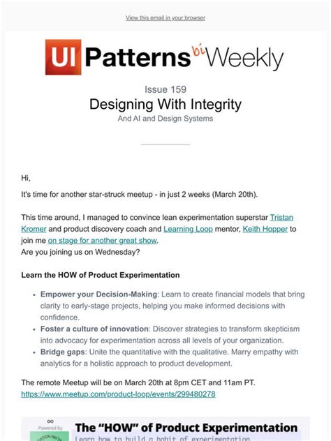 Ui Patterns Designing With Integrity Milled