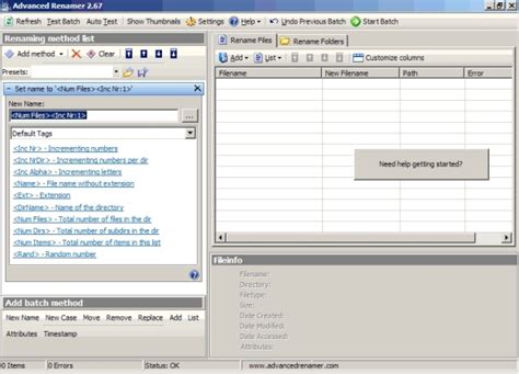 Rename Multiple Files And Folders Using Advanced Renamer Teckin