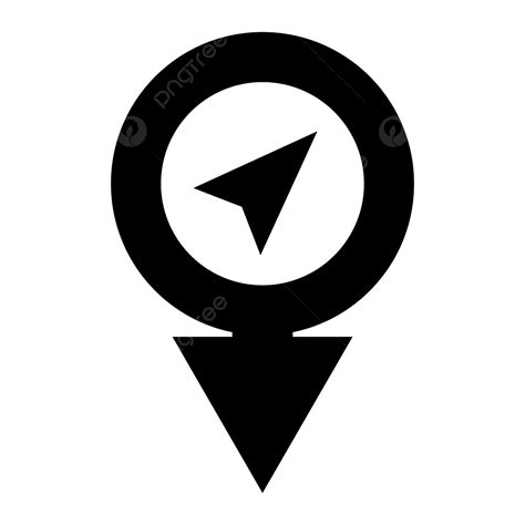 검은색 핀 위치 벡터 검은색 핀 위치 Png 일러스트 및 벡터 에 대한 무료 다운로드 Pngtree