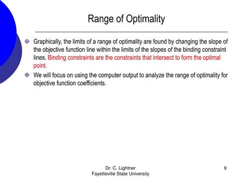 Ppt Chapter 3 Introduction To Sensitivity Analysis Sensitivity Analysis Computer Solution
