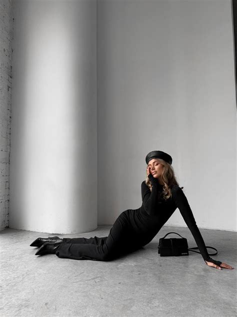 Купити Плаття гольф джерсі фліс довге з пальчиком чорне з доставкою по Україні