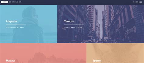 Best Of Free HTML CSS Themes Noupe