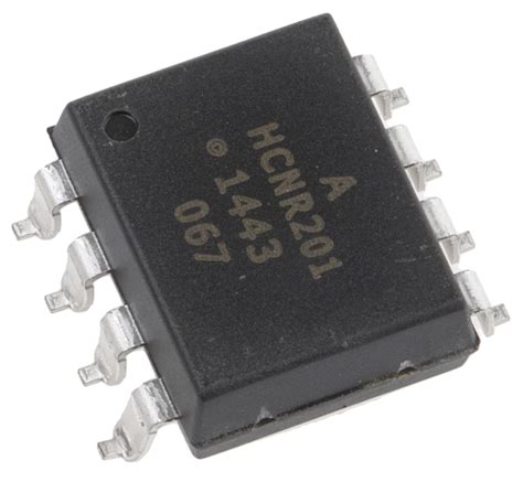 Broadcom Hcnr201 300e Dc Input Photodiode Output Optocoupler Surface Mount 8 Pin Pdip W Rs
