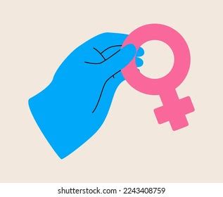 Women Hand Showing Female Sex Alchemical Stock Vector Royalty Free Shutterstock