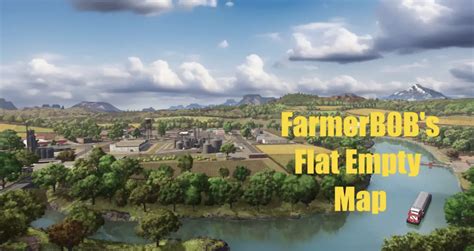 FarmerB0Bs Empty Flat Map 2X V1 0 0 1 FS25 FS22 Mod