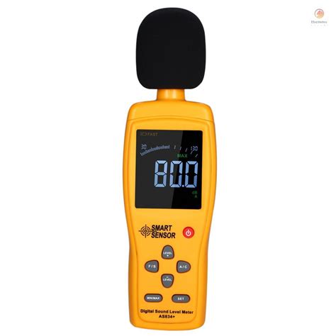 Smart Sensor As834 Digital Sound Level Meter Digital Noisemeter Lcd Sound Level Meter 30 130db
