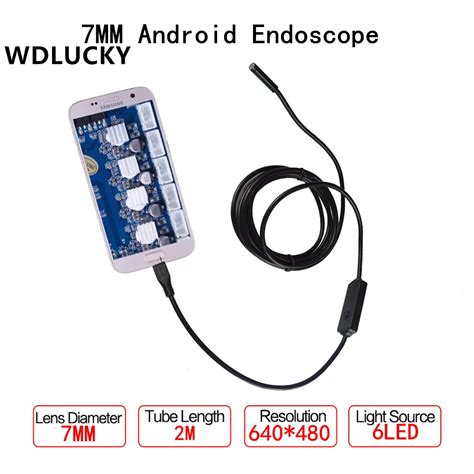 Mm Android OTG USB Endoscope Camera M USB Android Phone Borescope Camera Endoscope In